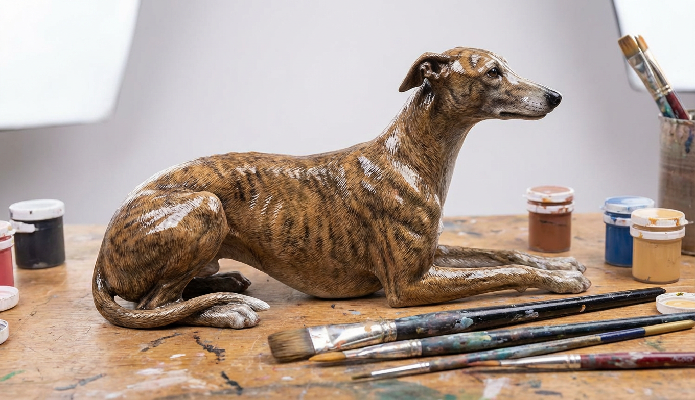 Capturing the Gentle Spirit of a Rescue Greyhound for a Custom Statue ...