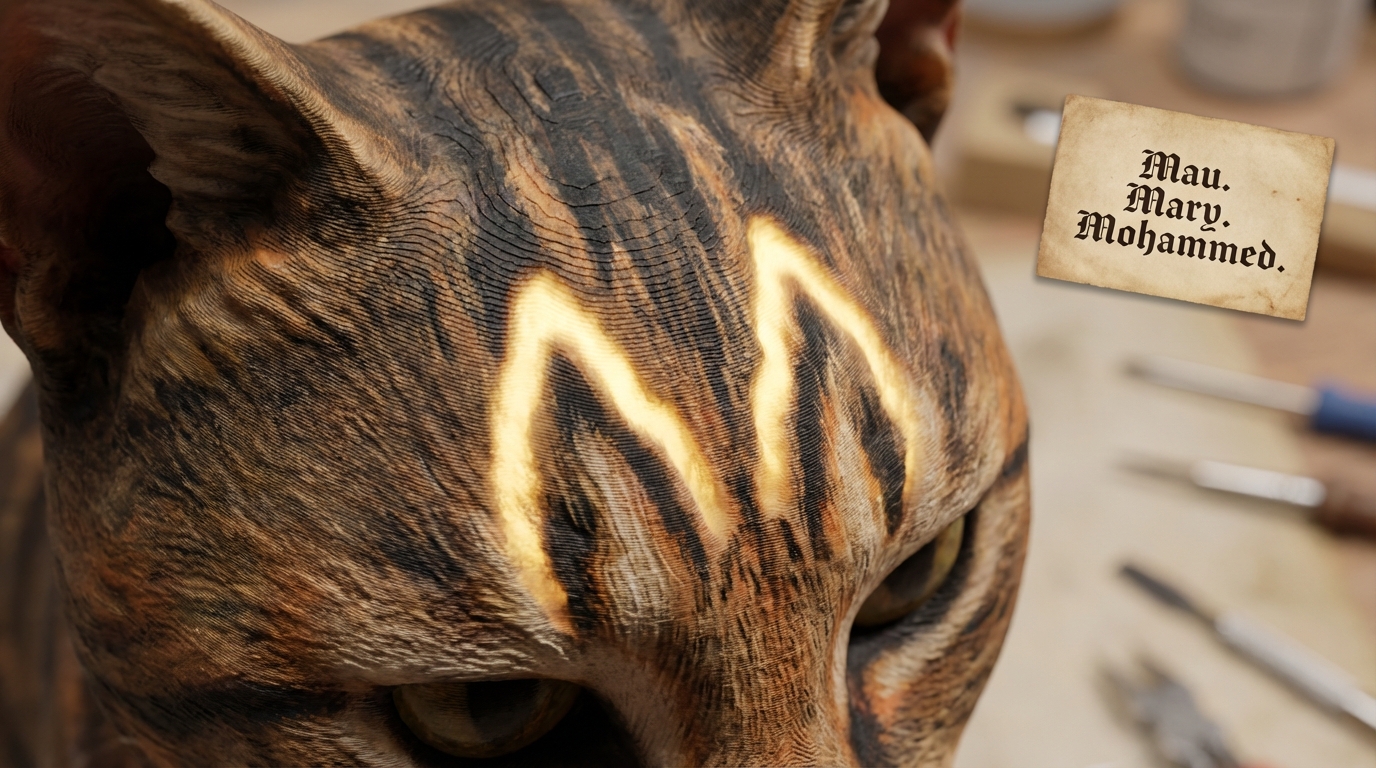 The Tabby 'M': 3 Cultural Meanings Behind the Marking and How We Sculpt ...